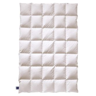 Billerbeck Daunendecke | Belvedere | 135 x 200 cm | 100 % Daunen | mittlere W&auml;rmestufe | Jacquard-Satin-Bezug