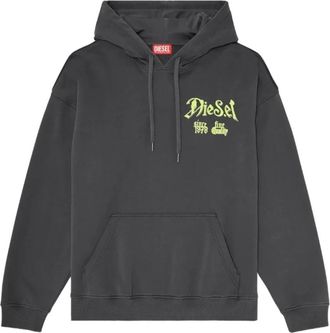 Diesel S-Boxt-Hood-Aa2 - Homme - Sweatshirts et sweats &agrave; capuche - Gris - Taille: XL
