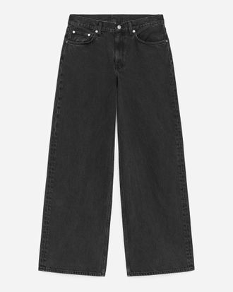 Arket CLOUD Loose Jeans Mit Weitem Bein -Grau