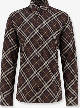 Burberry Cotton shirt with Check motif - BURBERRY - gender_Man