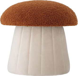 Bloomingville Bertil Pouf, Rot, Polyester