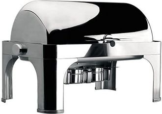 Lacor 53cm x 32,5cm Chafing Dish GN 1/1 mit Rolldeckel