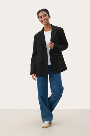 Part Two Blazer NaraPW Gerade Passform black