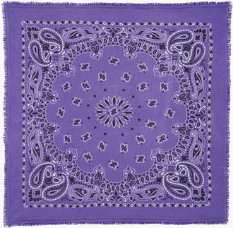 Kujten Grand bandana cachemire imprim&eacute; - Grand Bandana Hachiko