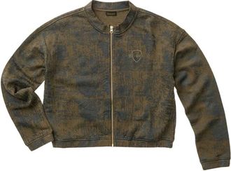 Blauer Femme, Sweatshirts et sweats &agrave; capuche, Vert, Taille: 42 FR Claves Cropped SweaT-shirt