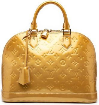 Louis Vuitton Crossbody Bags - Monogram Vernis Alma PM - Gr. unisize - in Gold - für Damen