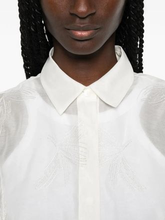 PANICALE Womens Sequin-Embroidered Shirt Ss26 W