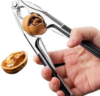 Generico Outil de casse-noix - Gadget de cuisine avec poign&eacute;e ergonomique, casse-noix noir | pour fruits de mer noisettes, fruits de mer, maison, restaurant, c