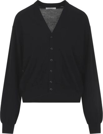 Christophe Lemaire Femme, Pulls, Noir, Taille: 36 FR Relaxed Twisted Cardigan