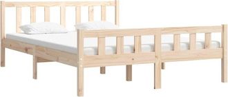 vidaXL Massivholzbett 120x190 cm Vidaxl