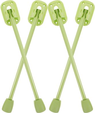 Valiclud 4 Stück Klappbare Schwere Faltbare Stabile Verstellbare Tischbeine für Laptop Campingtische Platzsparend Leicht Robust für Schreibtisch und Outdoor Ei