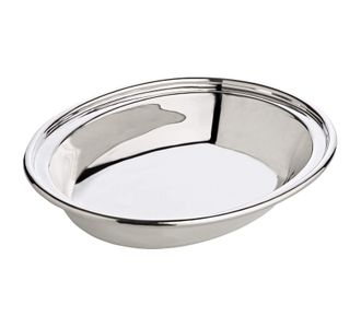Edzard Schale Olympia (&Oslash; 21 cm, H 4 cm) schwerversilbert - Original Servierschale, Dekoschale, Obstschale, Serviersch&uuml;ssel - Sch&uuml;sselschale oval f&uuml;r Deko & S