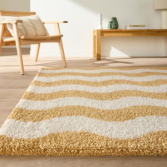 La Redoute Interieurs Tapis Rectangulaire Motif Vagues Nami