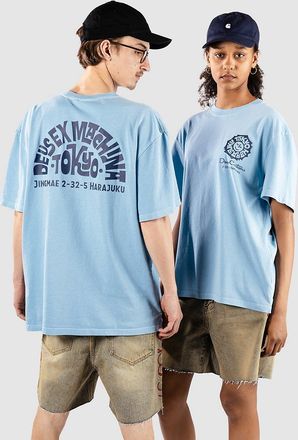 Deus Tokyo Address T-Shirt bonnie blue