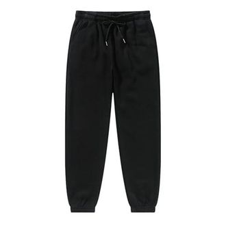 Generic Pantalon de jogging en polaire pour homme - Pantalon de jogging sportif d&eacute;contract&eacute; avec poignets aux chevilles pour lentra&icirc;nement de course et le con
