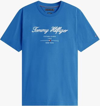 Tommy Hilfiger T-shirt manches courtes logo brod&eacute;