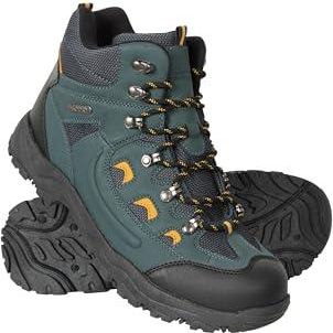 Mountain Warehouse Boots Hommes Adventurer - Chaussures imperm&eacute;ables, Textile & synth&eacute;tique, adh&eacute;rence suppl&eacute;mentaire - Chaussures pour la randonn&eacute;e et Les treks Bleu 41