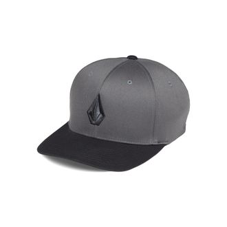 Volcom Herren Full Stone Flexfit Stretch Hat Baseballkappe, Asphalt Schwarz-Neu, 54