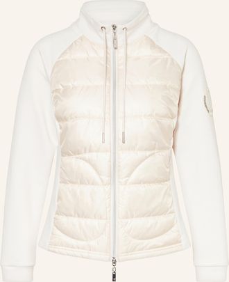 Monari Monari Steppjacke Im Materialmix weiss