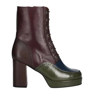 FLY London Bottines Elun563 - Femme - Chaussures - Rouge - Taille: 39 EU