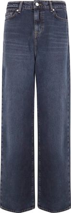 7 For All Mankind Slouchy Wide Leg Stormwave Jeans