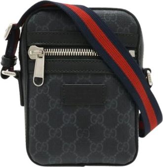 Gucci Sac bandouli&egrave;re vintage doccasion - Homme - Pre-owned - Noir - Taille: ONE Size