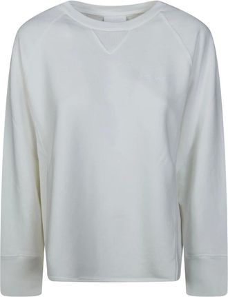 Dondup Femme, Sweatshirts et sweats &agrave; capuche, Blanc, Taille: 40 FR Felpa Girocollo