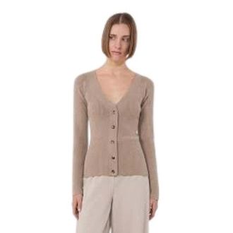 Max Mara Damen, Strickwaren, Beige, LGr&ouml;&szlig;e