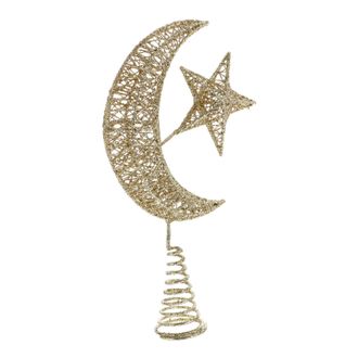 Cabilock Stern Baumspitze Aus Eisen F&uuml;r Weihnachtsbaumdeko Weihnachtsdekorationsornament Weihnachtsfest-festtagsschmuck Party-Dekoration Und Urlaubs-Dekoration