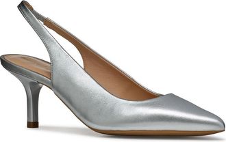 Geox Damen D KLEOPY B Pump, Silver, 39.5 EU