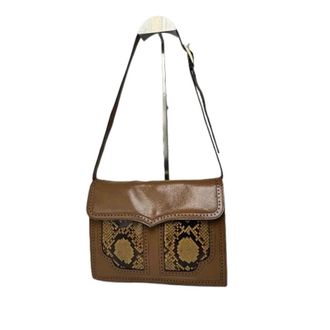 Saint Laurent Sac bandouli&egrave;re en cuir Pre-owned - Femme - Pre-owned - Brun - Taille: ONE Size