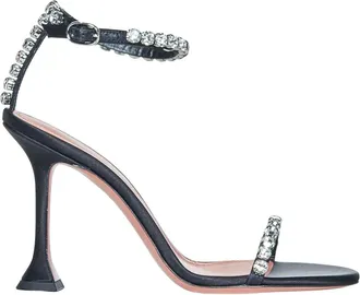 Amina Muaddi Femme, Chaussures, Noir, Taille: 36 EU High Heel Sandales