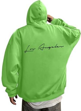Generic Sweat a Capuche Homme Hooded Sweatshirt Sweats &agrave; Capuche Homme avec Imprim&eacute; Lettre, Id&eacute;al pour Le Confort Quotidien