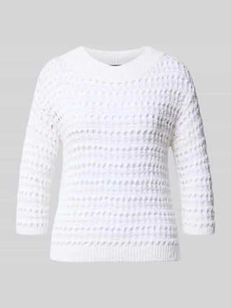 Luisa Cerano Strickpullover mit Rundhalsausschnitt und 3/4-Arm