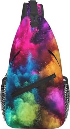 Generic Sac &agrave; dos &agrave; bandouli&egrave;re color&eacute; pour homme, sac &agrave; dos de randonn&eacute;e pour homme