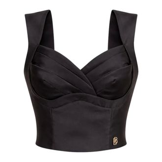 BABYLON Femme, Tops, Noir, Taille: 40 FR Bustier Top