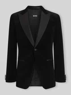HUGO BOSS Slim Fit Sakko aus Seiden-Mix Modell Hutson
