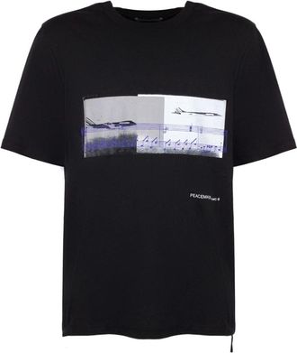 OAMC Oamc, Homme, Tops, Noir, Taille: S Halfway To Nowhere T-shirt