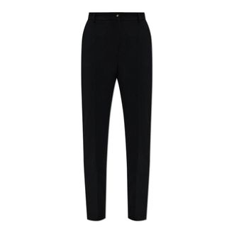 Dolce & Gabbana Crisp-Creased Hosen - - Trousers - Damen - Schwarzk - S