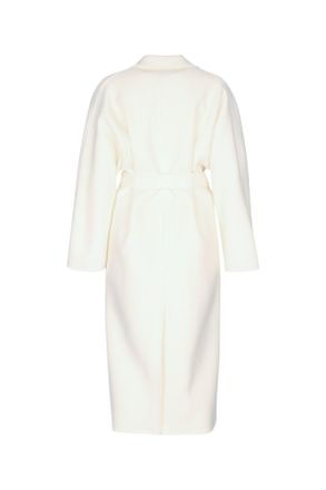 Elisabetta Franchi Belt Coat - Beige