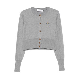 Vivienne Westwood Damen, Strickwaren, Grau, MGr&ouml;&szlig;e