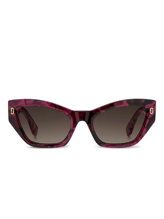 Marc Jacobs lunettes de soleil &agrave; monture g&eacute;om&eacute;trique - Violet