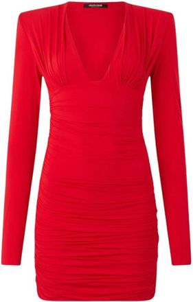 Roberto Cavalli Mini-Kleid mit Drapierung - - Dresses - Damen - Rot - L