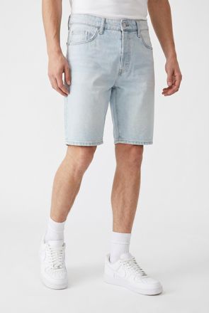 Only & Sons Bermudas ONLY & SONS ONSEDGE LB 3662 DOT DNM SHORTS, Herren, Gr. XXL, N-Gr, light blau denim, Denim/Jeans, Obermaterial: 100% Baumwolle, unifarben, kn