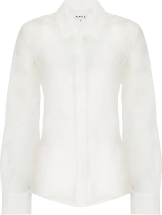 P.A.R.O.S.H. P.a.r.o.s.h., Femme, Blouses et Chemises, Blanc, Taille: 36 FR Chemises