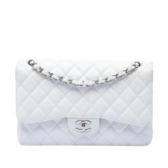 Chanel Pre-owned Double Flap Shoulder Bag - - Pre-owned - Damen - Wei&szlig; - ONE SIZE