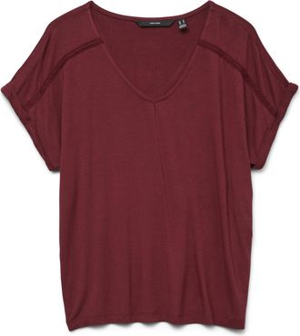 Vero Moda Vmvanessa Ss V-Neck Top JRS Ga