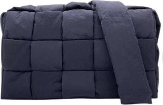 Bottega Veneta unisex, Pre-owned, Bleu, Taille: ONE Size Sac bandouli&egrave;re en nylon Pre-owned