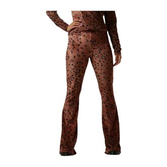 Catwalk Junkie Ausgestellte Braune Hose Megan - - Trousers - Damen - Braun - M