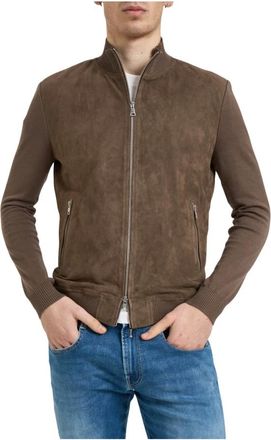 Bomboogie Homme, Vestes, Brun, Taille: XL Veste en daim